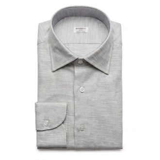 Borriello Homme, Chemises, Gris, Taille: 4XL Cotone
