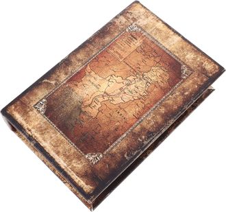 DOITOOL Vintage Buch Aufbewahrungsbox Antik Stil Realistische Simulation Buchform Verstecktes Fach Schmuck Schl&uuml;ssel Aufbewahrung Dekorative Box f&uuml;r Sammler u