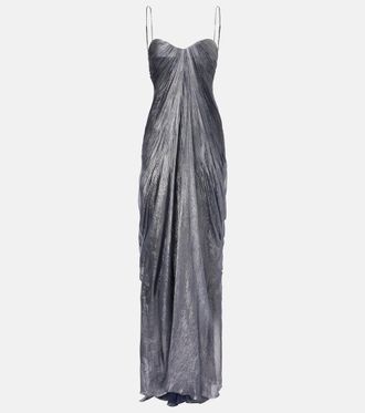 Maria Lucia Hohan Robe longue Victoria en soie