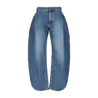 Alaia Femme, Jeans, Bleu, Taille: 38 FR Round Jeans