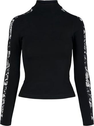 Urban Classics Longsleeve Ladies Striped Sweater T-Shirt, Noir (Black 00007), XXXXX-Large Femme