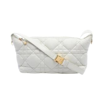 Dior Pre-owned Diortravel Nomad Pouch Leder Schultertasche - - Pre-owned - Damen - Wei&szlig; - ONE SIZE