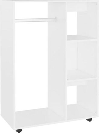 vidaXL Vidaxl - Kleiderschrank Weiß 80x40x110 cm Holzwerkstoff