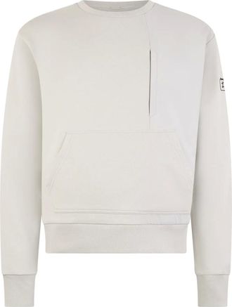 Herno Homme, Sweatshirts et sweats &agrave; capuche, Blanc, Taille: 3XL Cotton Crew Neck SweaT-shirt