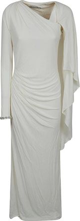Self Portrait Maxi Robe - Blanc