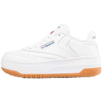 Reebok M&auml;dchen Club C Extra Sneaker,Ftwwht Ftwwht Vecblu,34.5 EU