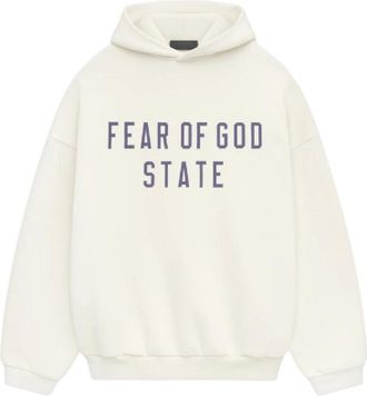 Fear of God Femme, Sweatshirts et sweats &agrave; capuche, Blanc, Taille: 34 FR Essentials Sweat &agrave; capuche