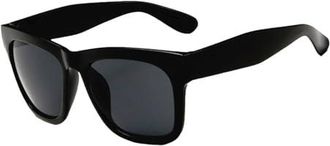 Generic 2026 Lunettes de soleil à la mode pour femme - Style rétro - Miroir - Protection des yeux - UV400 - Noir - Taille unique