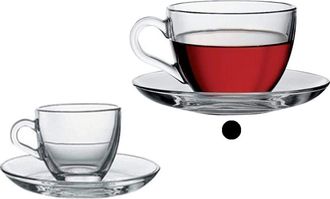 Pasabahce 6 St&uuml;ck in GLASCUP CAPPUCCINO Ideal zum Servieren von Cappuccino, hei&szlig;e Schokolade und die