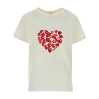 Chlo&eacute; T-Shirt - - Tops - Damen - Wei&szlig; - S