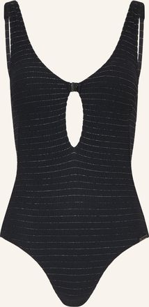 Watercult Watercult Badeanzug Afterlight Mit Cut-Out schwarz