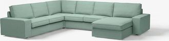 IKEA KIVIK 5er-Ecksofa mit R&eacute;camiere
