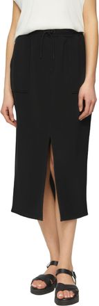 s.Oliver Bleistiftrock aus Scuba mit Schlitz und aufgesetzten Taschen