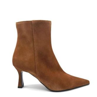 Roberto Festa Milano Bottines en daim avec fermeture &eacute;clair interne - Femme - Chaussures - Brun - Taille: 36 EU