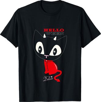 Pussy Deluxe Hello Ween Cat T-Shirt