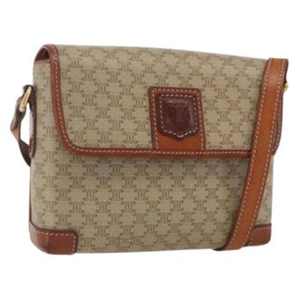Celine Sac bandouli&egrave;re Vintage Pre-owned - Femme - Pre-owned - Beige - Taille: ONE Size