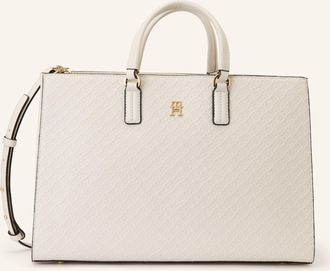 Tommy Hilfiger Handtasche Th Daily Satchel Mono weiss