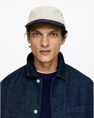 Arket Kappe In Kontrastfarben -Blau