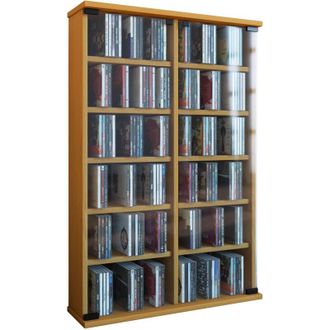 ebuy24 Ebuy24 - Etag&egrave;re cd/dvd m&eacute;dia Roma h. 92 x l. 60 x p. 18 cm Enregistrer