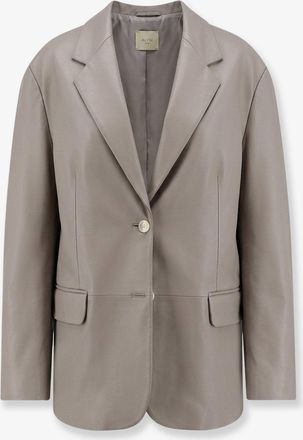 Alysi Leather blazer - ALYSI - gender_Woman