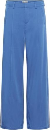 Cream Femme, Pantalons, Bleu, Taille: 48 FR Wide Pantalons