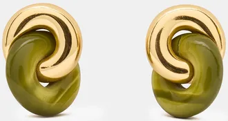 Kate Spade New York Kate Spade Interlock Ohrstecker f&uuml;r Frauen in Hellgr&uuml;n