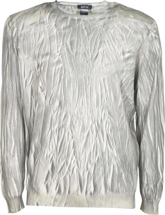 Avant Toi Homme, Pulls, Gris, Taille: XL Maille ras du cou