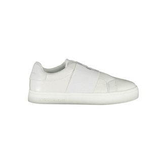 Calvin Klein Bianco Leder Damen Sneaker