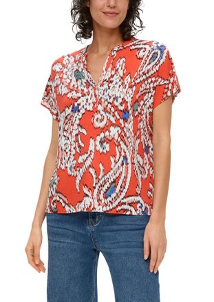 s.Oliver Damen 2151249 T-Shirt &auml;rmellos, orange, 34