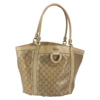 Gucci Pre-owned Canvas Tote Bag - - Pre-owned - Damen - Beige - ONE SIZE