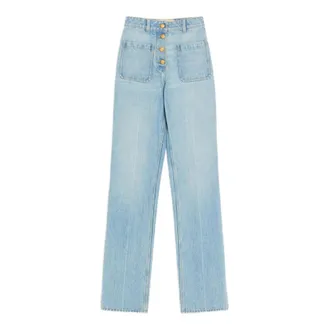 Valentino FLX Denim Lav Dirty Blu Chiaro Pantalone Denim - - Jeans - Damen - Blau - W27