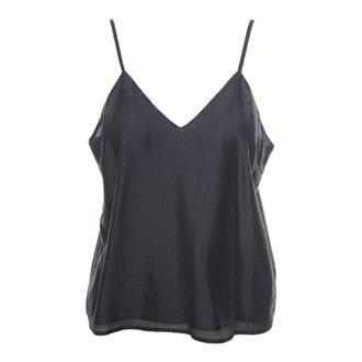 Alessia Santi Femme, Tops, Noir, Taille: 40 FR Top col en V