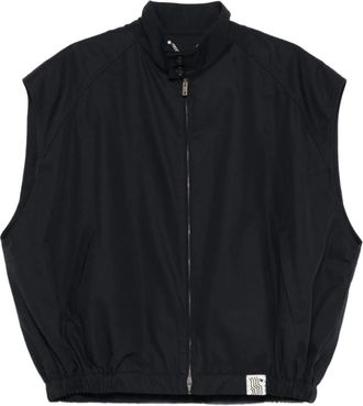 Golden Goose Homme, Vestes, Bleu, Taille: L Gilet zipp&eacute;