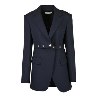 Sportmax Femme, Vestes, Bleu, Taille: 38 FR Editore Jacket