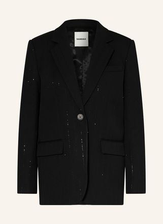 Sandro Sandro Blazer Mit Pailletten schwarz