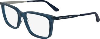 Calvin Klein Homme, Accessoires, Bleu, Taille: 56 MM Ck25517 Monture Rectangulaire