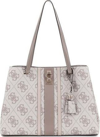 Guess sac à épaule Erenia Tote Bag Dark Taupe Logo