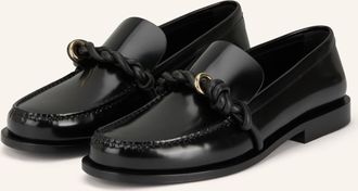 Jil Sander Loafer schwarz