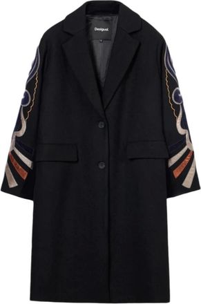 Desigual Femme, Manteaux, Noir, Taille: 38 FR Manteau Cracovia