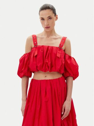 Pinko Top 105176 A2LD Rot Regular Fit