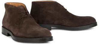 Tod's Suede Calf Skin Ankle Boot - Brown