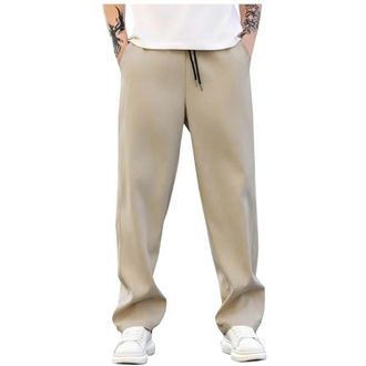 Generic Pantalon Jogging Homme Coton Pantalons de Sport D&eacute;contract&eacute; Pantalons Homme Cargo &Eacute;t&eacute; L&eacute;ger Pantalons Baggy Travail Confortable avec Taille &Eacute;lastique