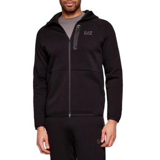 Emporio Armani Emporio Armani Ea7, Homme, Sweatshirts et sweats &agrave; capuche, Noir, Taille: XL SweaT-shirt zipp&eacute;