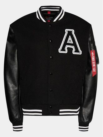 Alpha Industries Alpha Industries Bomberjacke College 146111 Schwarz Relaxed Fit