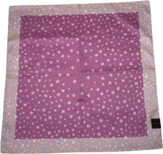Celine Pre-owned Vintage Silk Scarf - Femme - Pre-owned - Rose - Taille: ONE Size