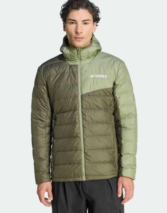 adidas adidas Performance - Terrex Multi Climawarm - Doudoune l&eacute;g&egrave;re &agrave; capuche - Olive strata / vert tente