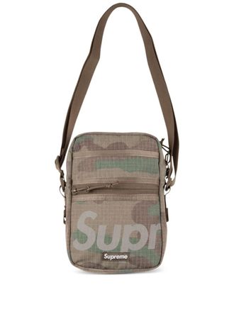 SUPREME sac porté épaule à motif camouflage - Tons neutres
