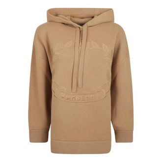 Burberry Femme, Sweatshirts et sweats &agrave; capuche, Brun, Taille: 36 FR Cristiana Sweat &agrave; capuche
