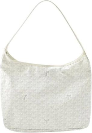 Goyard Sac bandouli&egrave;re vintage doccasion - Femme - Pre-owned - Blanc - Taille: ONE Size
