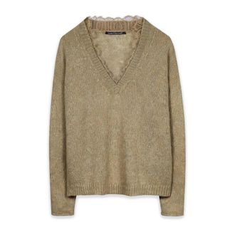 Luisa Cerano Damen, Strickwaren, Gr&uuml;n, LGr&ouml;&szlig;e